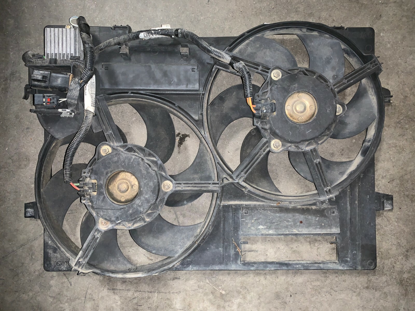 2001 2002 2003 2004 2005 JAGUAR X-TYPE RADIATOR COOLING FAN WITH RELAY ...