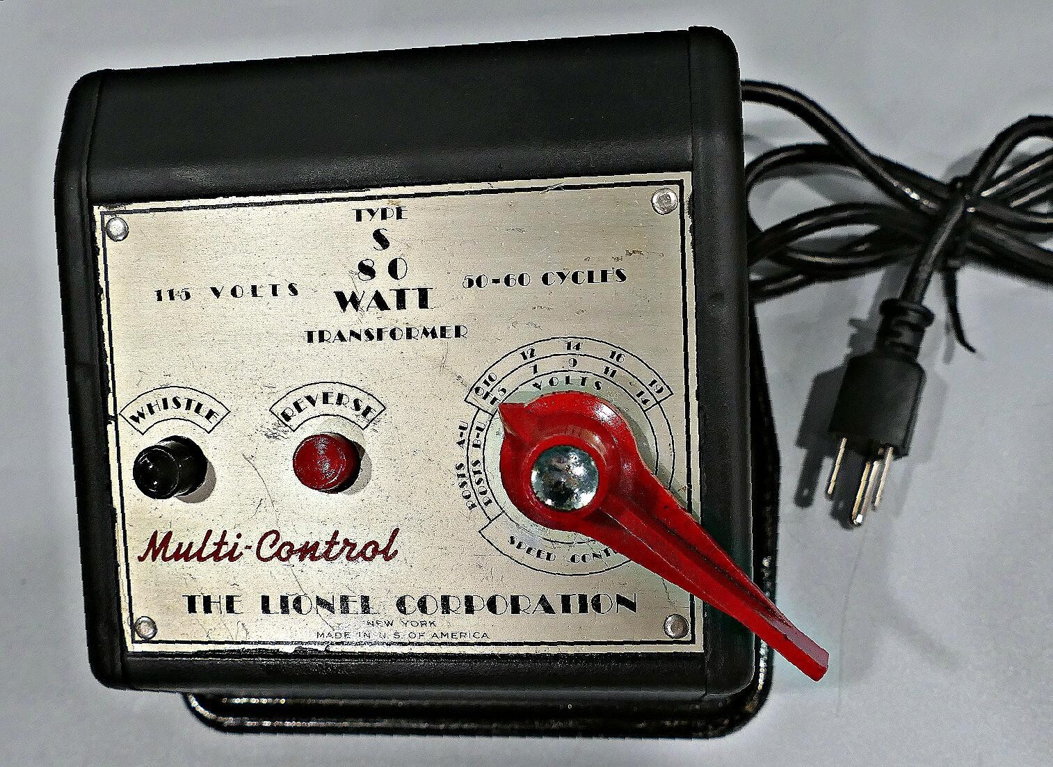 Lionel transformer 80 watt cw with new advanced features | eBay