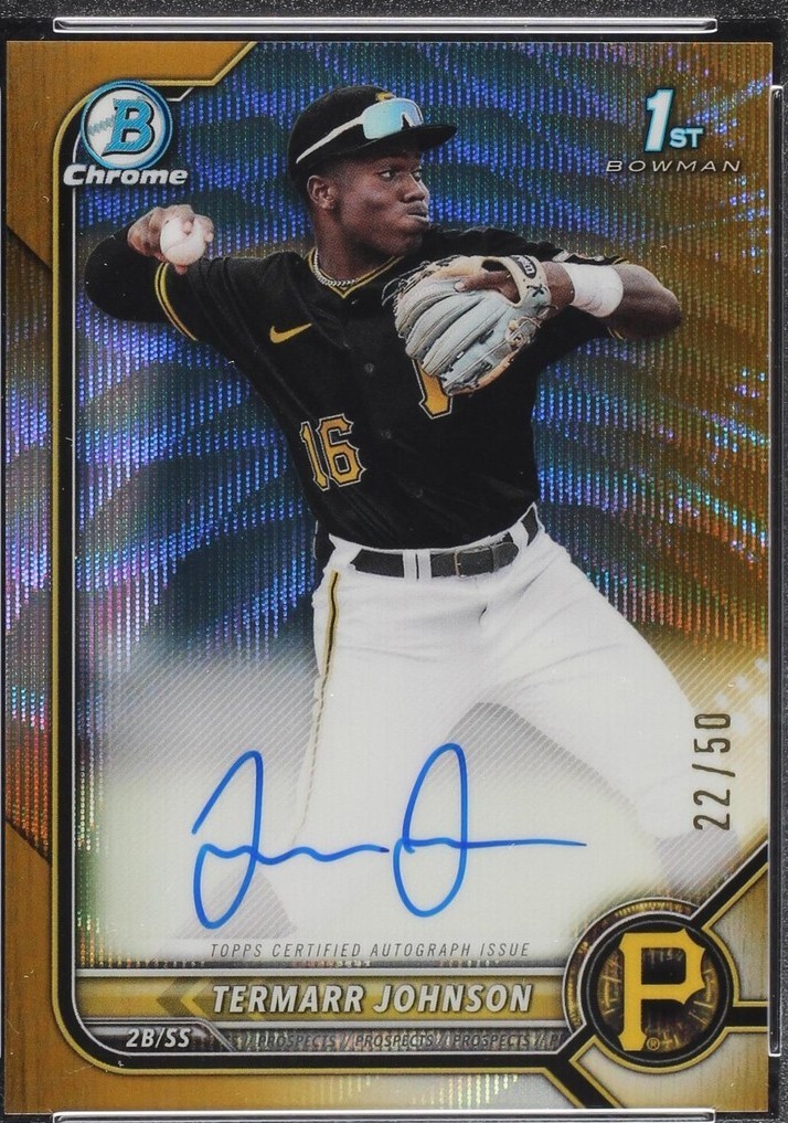 2022 Bowman Draft - Chrome Draft Pick Autographs Termarr Johnson #CDA ...