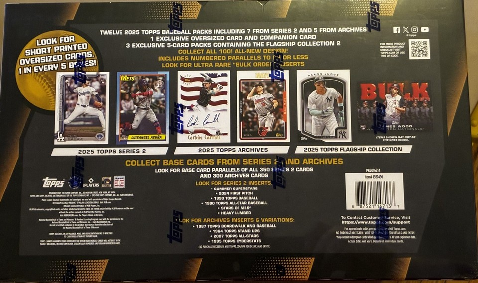 2025 Topps Baseball Flagship Collection 2 - Exclusive w/oversized card ...