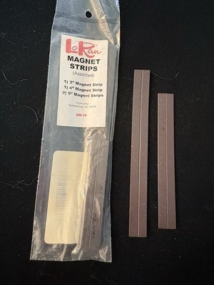 LoRan~Assorted Magnet Strips~Sealed Pack of 4~3”, 4” & 2-6”Plus 4”& 5 ...
