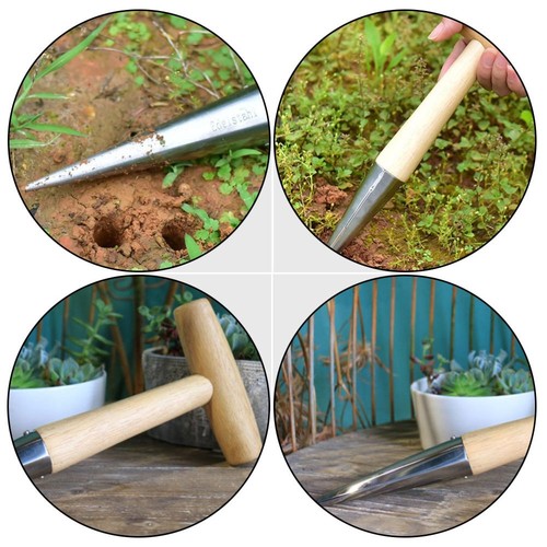 2 Pcs Gardening Hole Punch Punchers Planting Tools for and Supplies | eBay