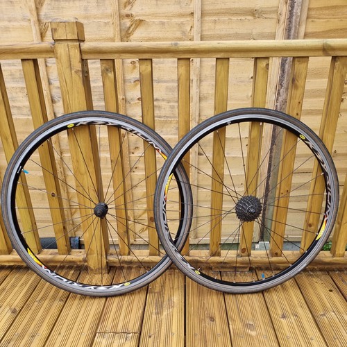 MAVIC Ksyrium Equipe / Shimano HG / 700c Road Bike Wheelset Front Rear ...