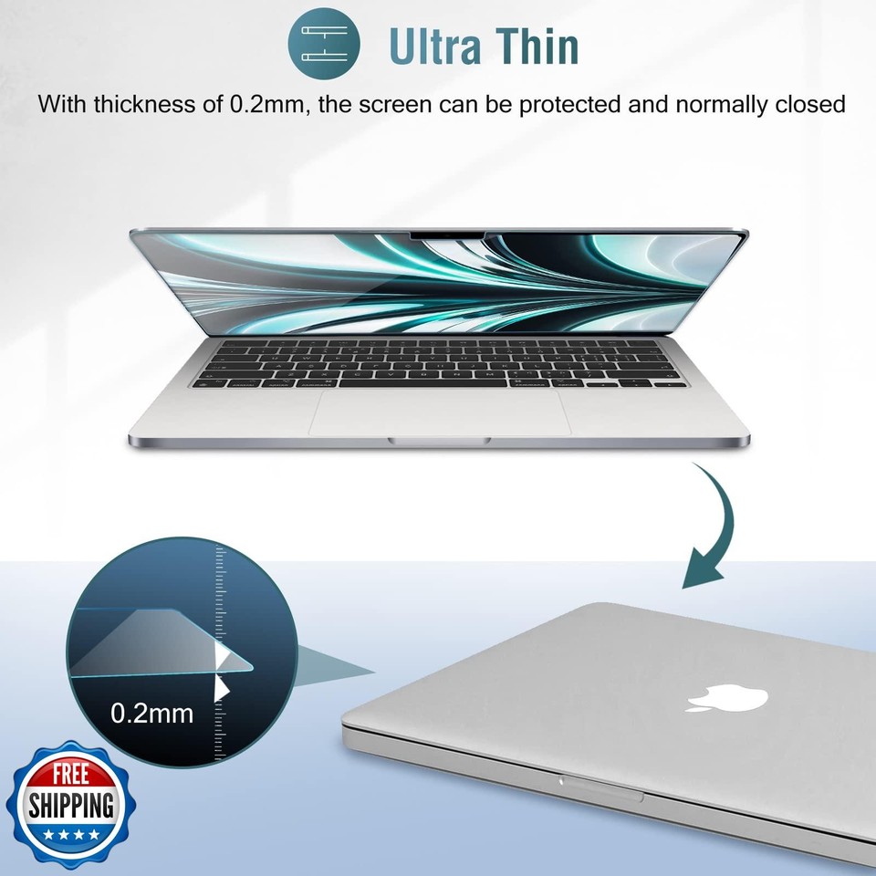 ProCase Privacy Screen Protector for MacBook Air 13.6 M4/M3/M2 2025 ...