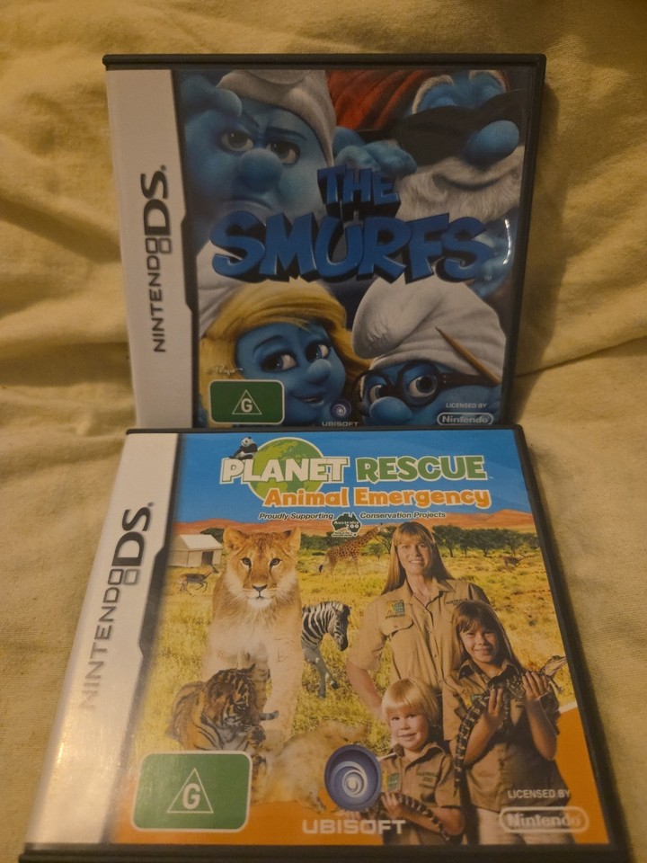 Nintendo DS Game Bundle Lot x9 Madagascar Rio Smurfs Animal Rescue ...
