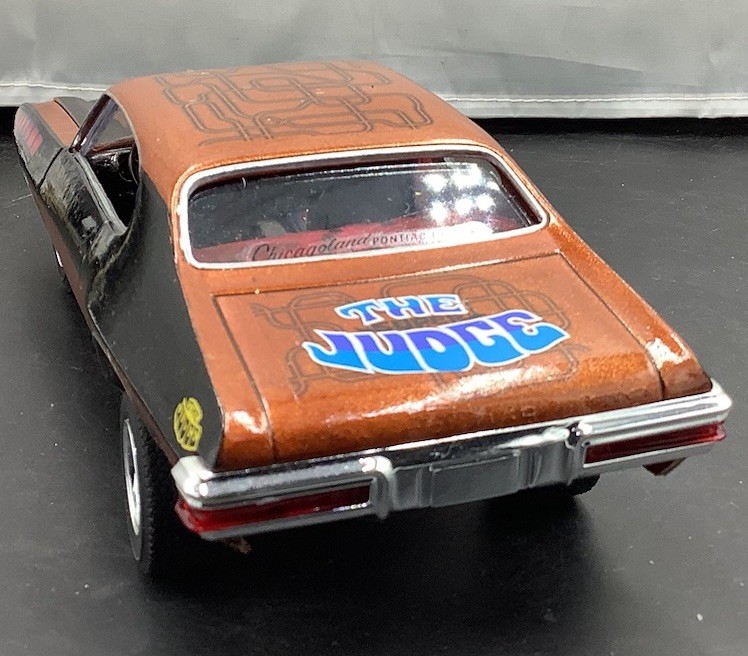 VINTAGE MODEL-AMT/MPC/REVELL CUSTOM PONTIAC GTO “ THE JUDGE “ PROBUILT ...