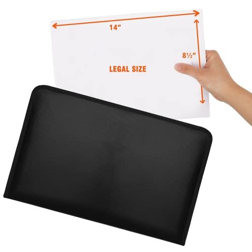 Legal Size Expanding File Folder Important Document Organizer Fireproof ...