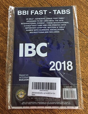 BBI Fast-Tabs or EZ Tabs for Reference Code Books | eBay