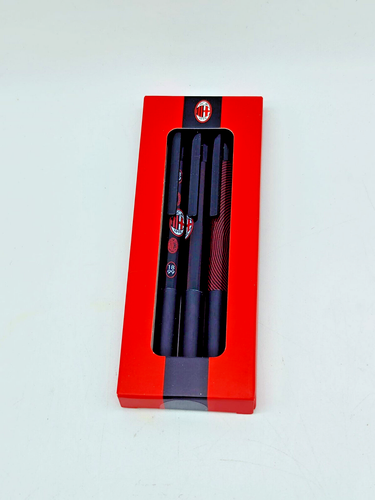 STYLO GEL AC MILAN EMBALLAGE 3 PIÈCES PAR SEPT PRODUIT ORIGINAL | eBay