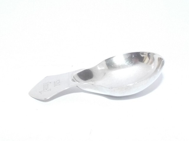 ANTIQUE GEORGE V SOLID SILVER STERLING CADDY SPOON STOKES & IRELAND ...