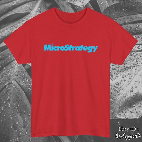 Microstrategy Simple Logo Black/Navy/White/Grey/Red/L Blue Men's T ...