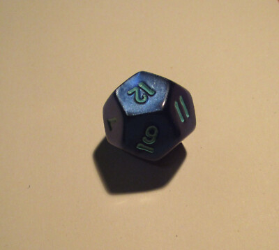 Crystal Caste - Satin blue d12 - OOP dice | eBay