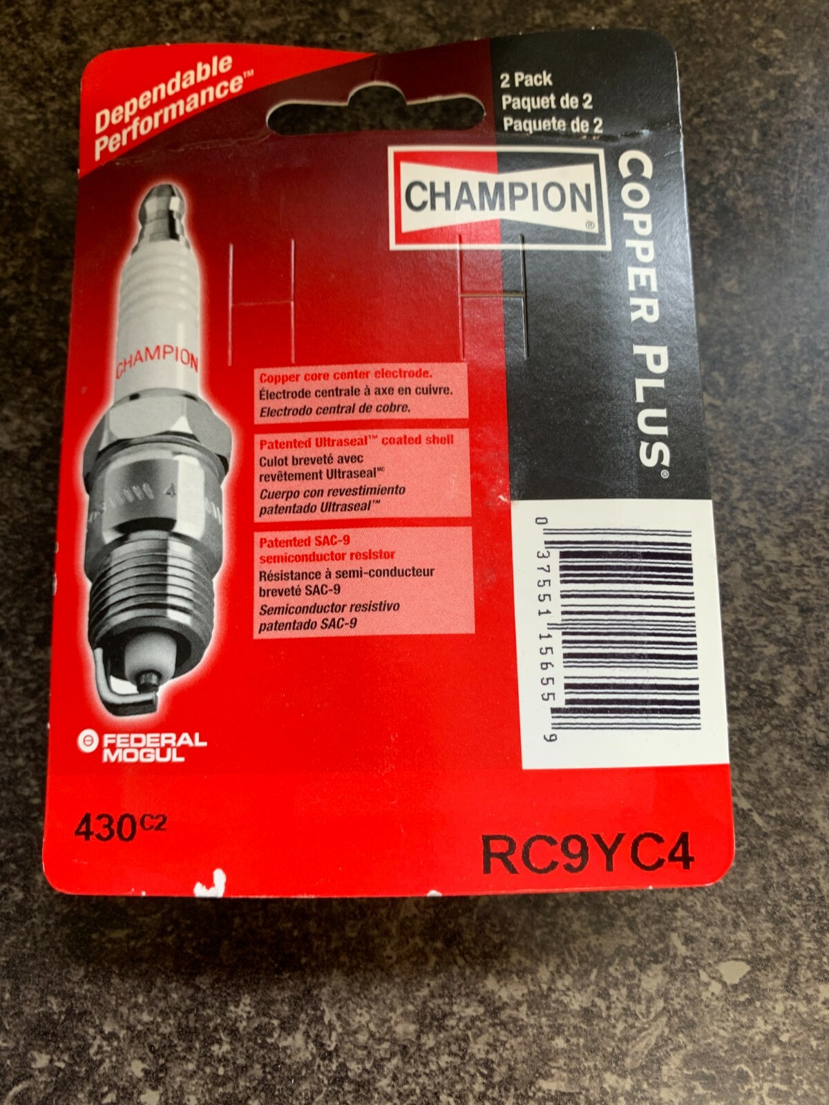 Champion Spark Plug RC9YC4 Pack of 2 | eBay