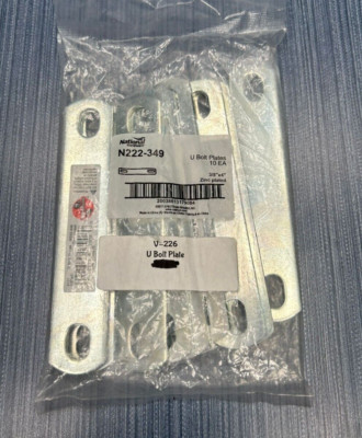 10 x U Bolt Plates National Hardware n222-349 | eBay