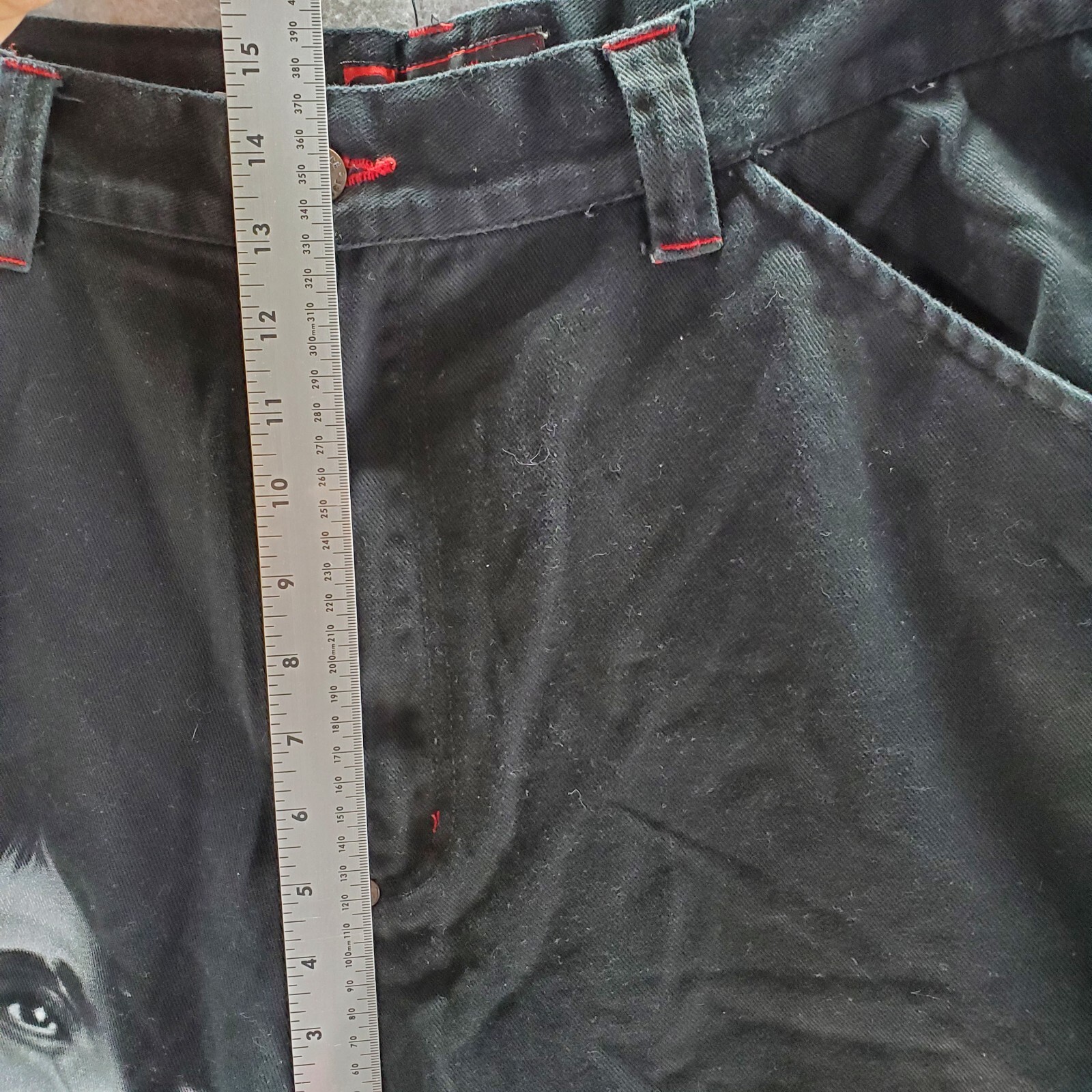 Scarface Men Shorts 38 Black Denim Graphic Al Pacino … - Gem