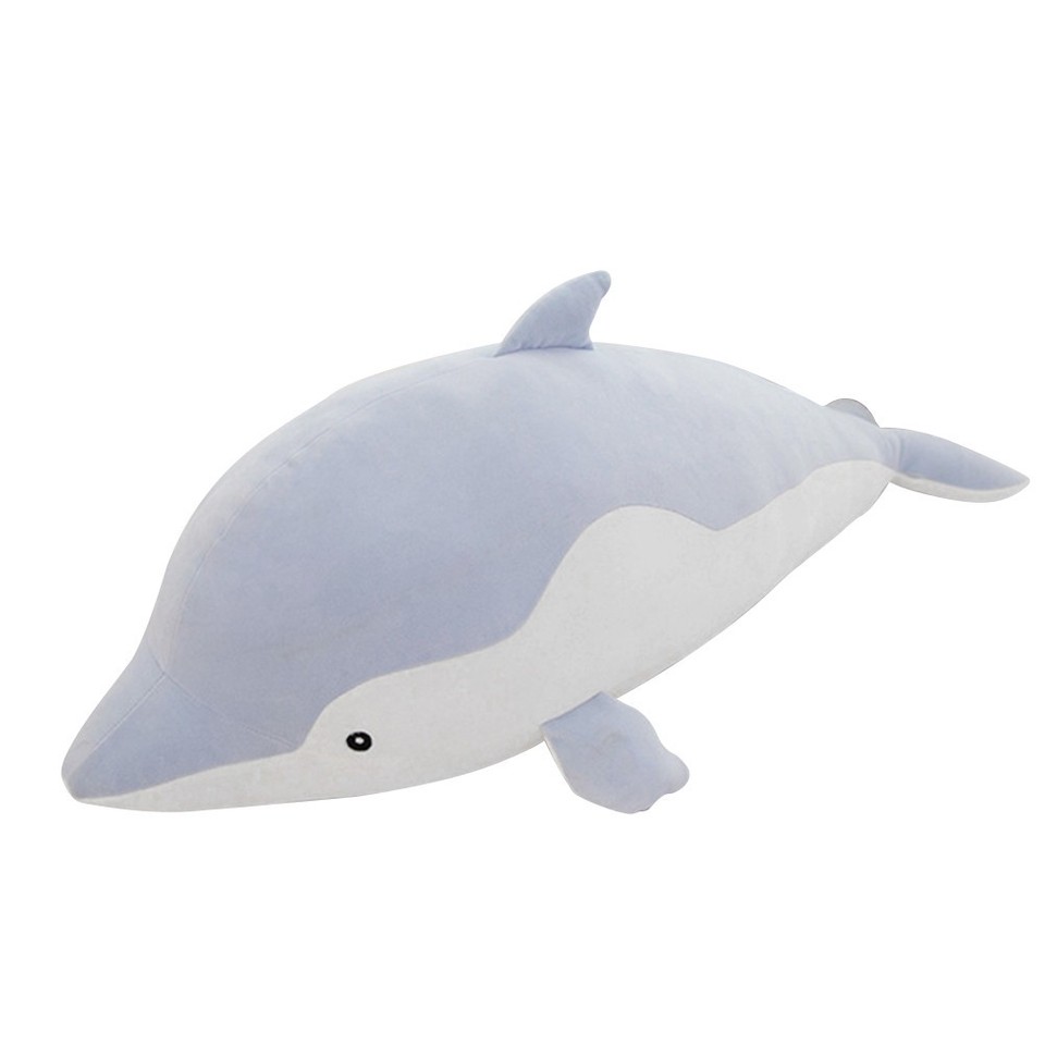 Stuffed Cotton Plush Toy Dolphin Shape Lovely Cartoon Animal Toy Gift ...
