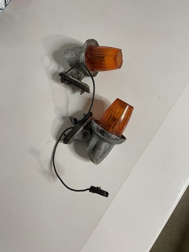2- Vintage international signal-stat lights,accessory,cab lights,truck ...
