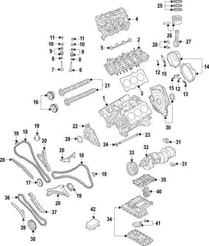 Genuine Audi Rocker Arms 0P2-109-417 | eBay