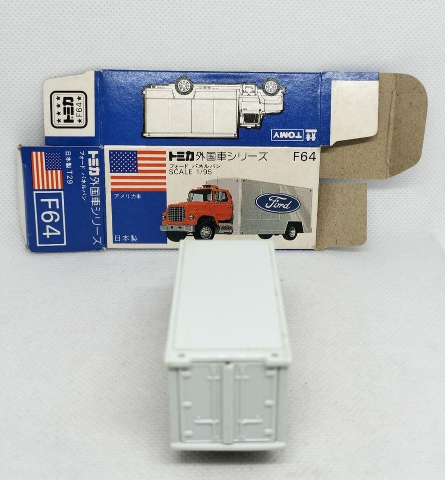 {Blue Box Tomica F64-2-1} Ford Panel Van [Initial Lot] Unused Good ...