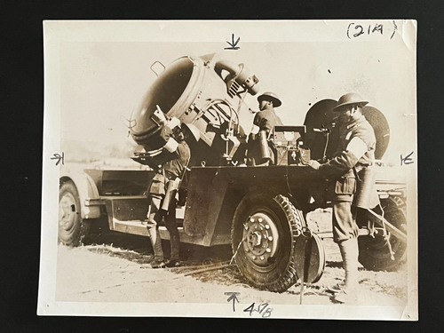 👍 1936 CHINA 19TH ROUTE ARMY ANTI-AIRCRAFT SEARCHLIGHT PHOTO ...