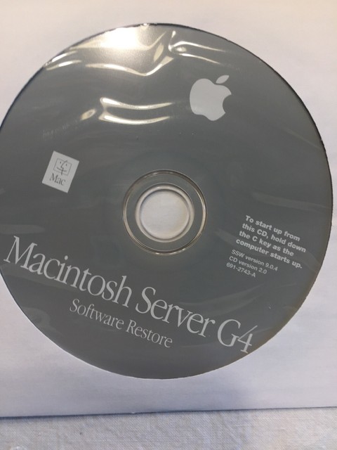 Original Apple Server Power Mac G4 Media CD Set & Hardware Test CD ...