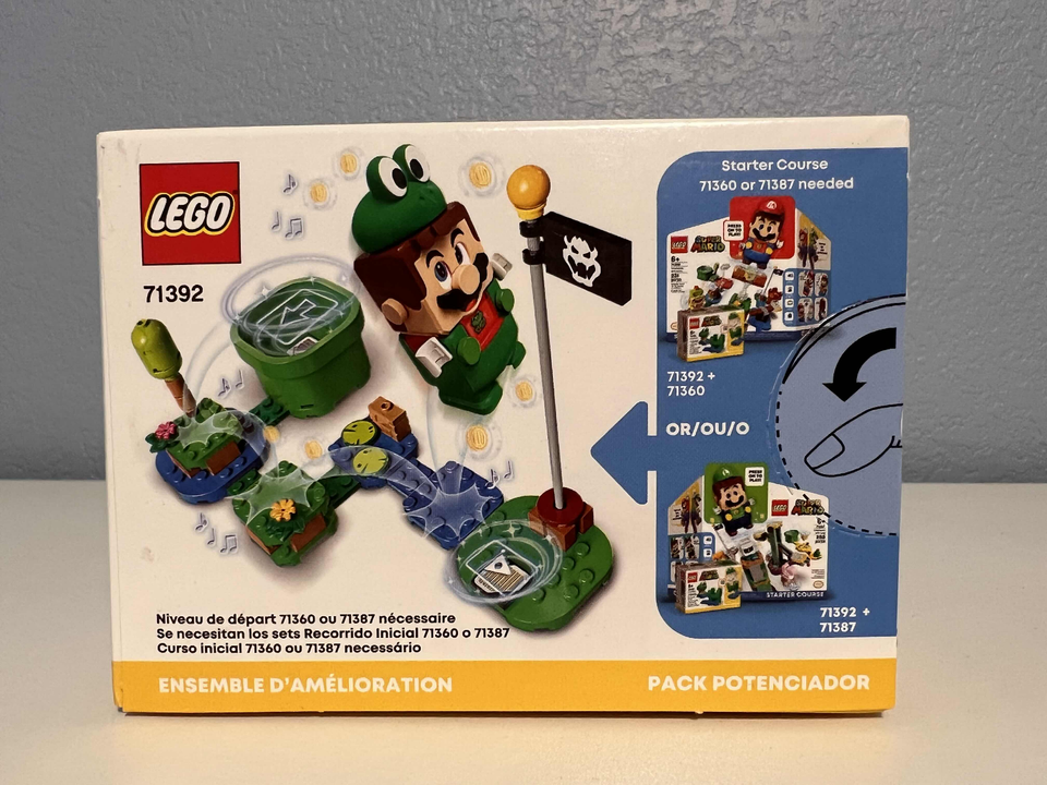 LEGO Super Mario: Frog Mario Power-Up Pack (71392) 673419339629 | eBay