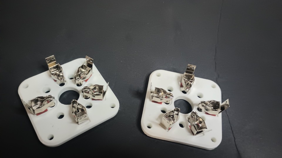 Pair 3-500z Tube Sockets(Two Sockets) Ham Radio Amplifier | eBay