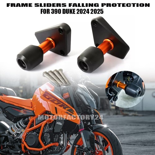 For KTM 390 Duke 2024-2025 Frame Sliders Crash Pad Falling Protection ...