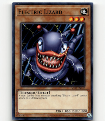 Yugioh - Electric Lizard - Metal Raiders 25th Anniv. | eBay