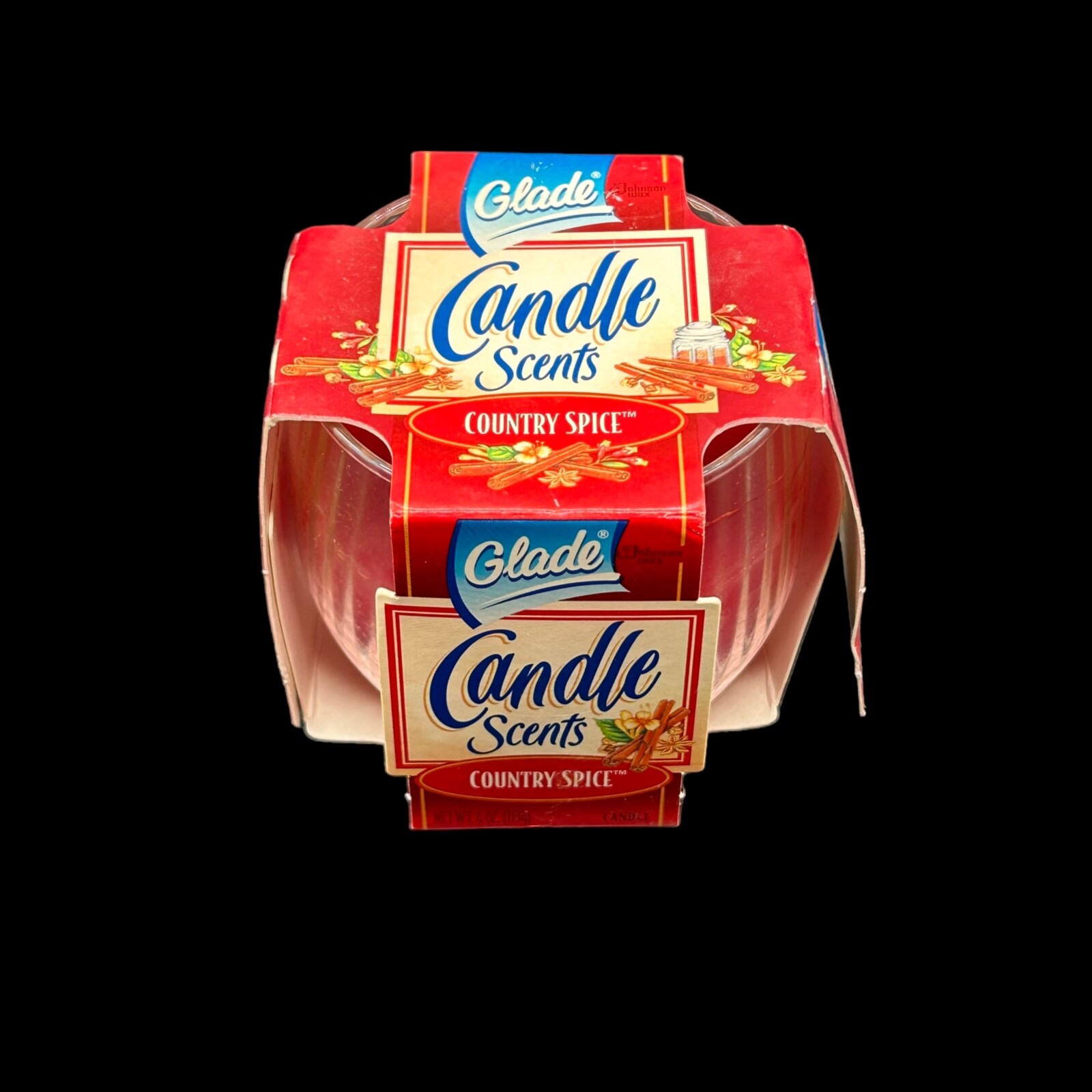 SC Johnson Glade Candle Scents Country Spice 4oz Jar Vintage 1996 | eBay