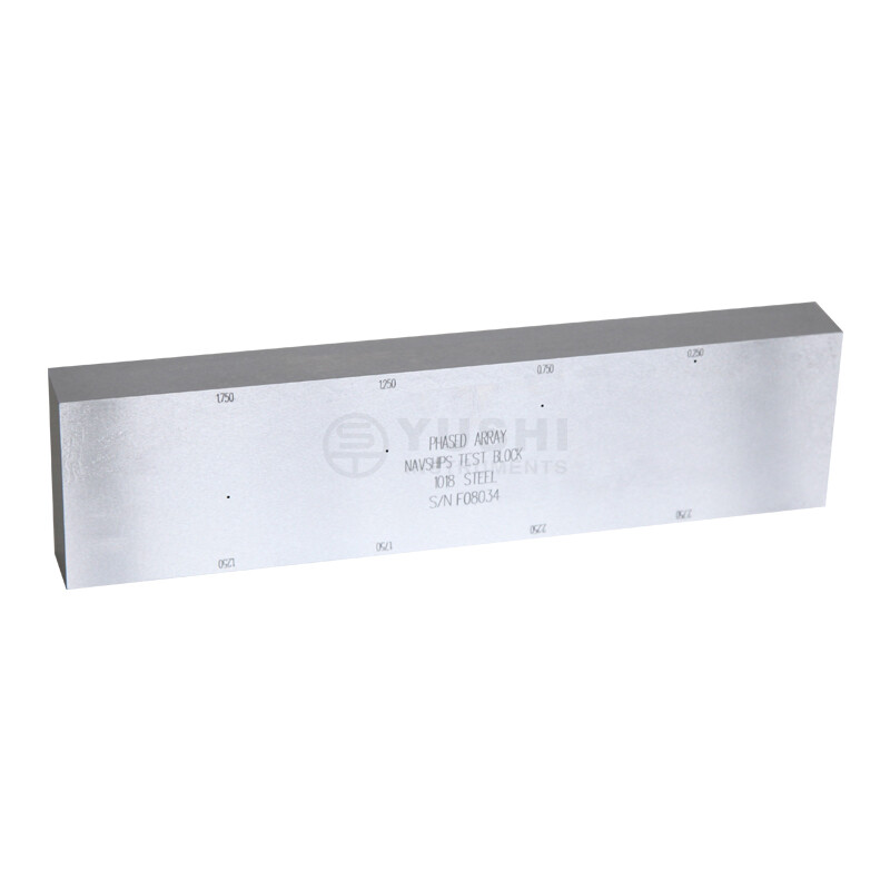 YUSHI Phased Array Block NAVSHIPS NDT Test Block 1018 Steel UT ...
