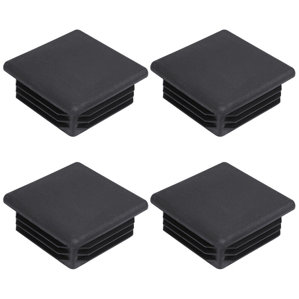 20Pcs 1 inch Square Tube Hole Plug Plastic End Cap 1x1 Tubing Glide ...