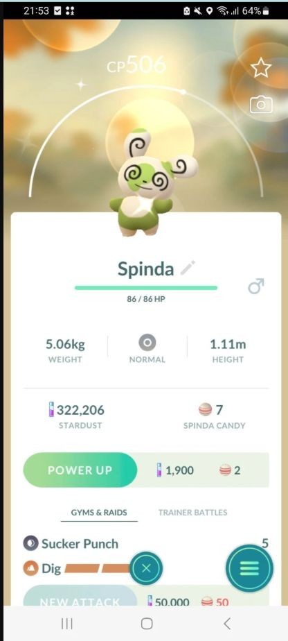 Shiny Spinda (Schillernd Pandir) Pattern 1 - 9 Pokemon GO Registered or ...