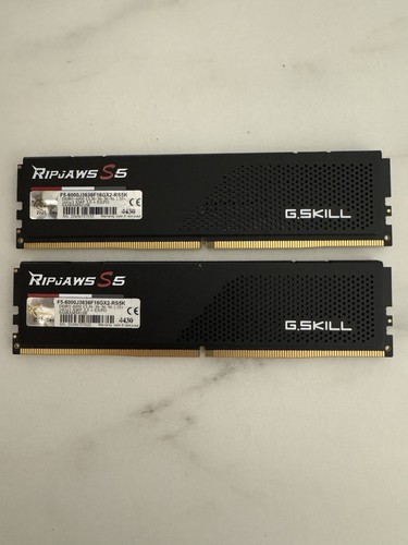 G.SKILL Ripjaws S5 Series 32GB (2 x 16GB) 288-Pin PC RAM DDR5 6000 (PC5 ...
