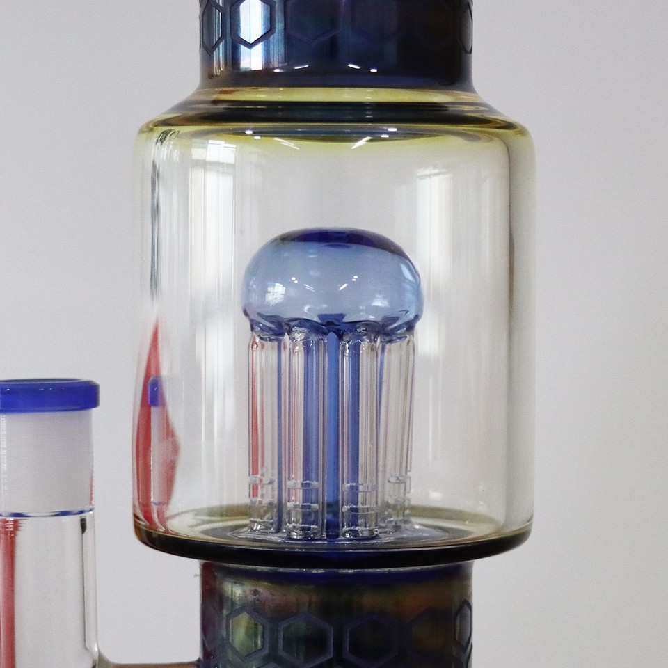 Super Heavy 16in Glass Bongs Waterpipes Tobacco Smoking Matrix Perc ...