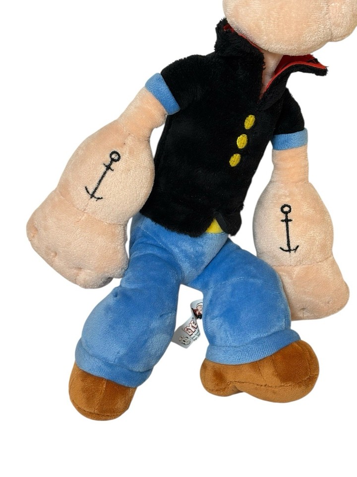 Popeye The Sailor Man Soft Toy Plush 12" By PMS 2008 Soft Toy Plush | eBay