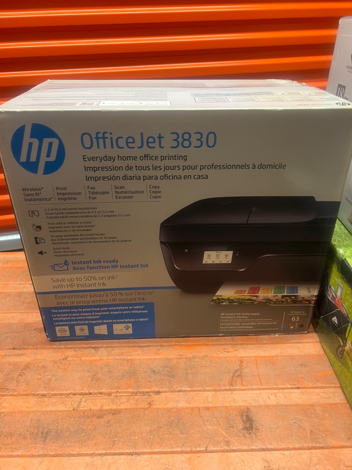 HP OfficeJet 3830 All-in-One Inkjet Printer 889296063285| eBay