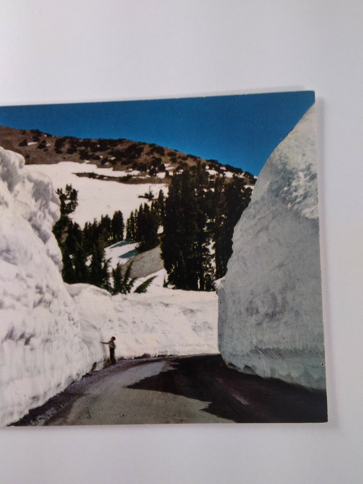 California Postcard Mid 1900s Original Rare Lassen Volcanic Park Deep ...