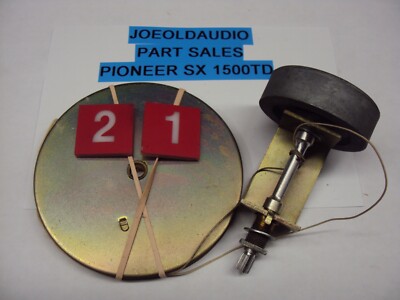 Pioneer SX-1500TD Receiver AM/FM Tuning Flywheel, Mount, Pulley & Dial ...