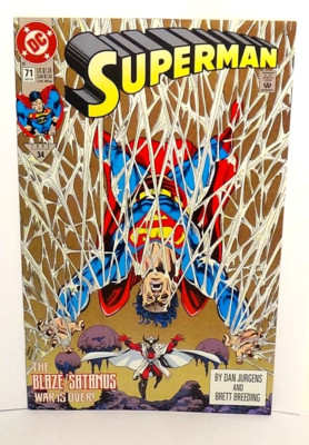 Superman #71 The Blaze Satanus War is Over 1992 DC Comics Paperback ...
