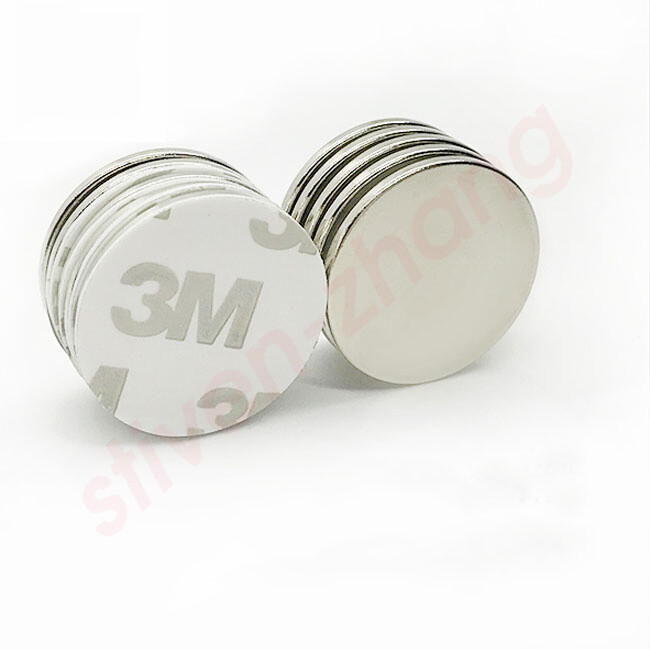 10 Pcs 1" Inch Neodymium Magnets Large Strong Rare Earth with Adhesive ...