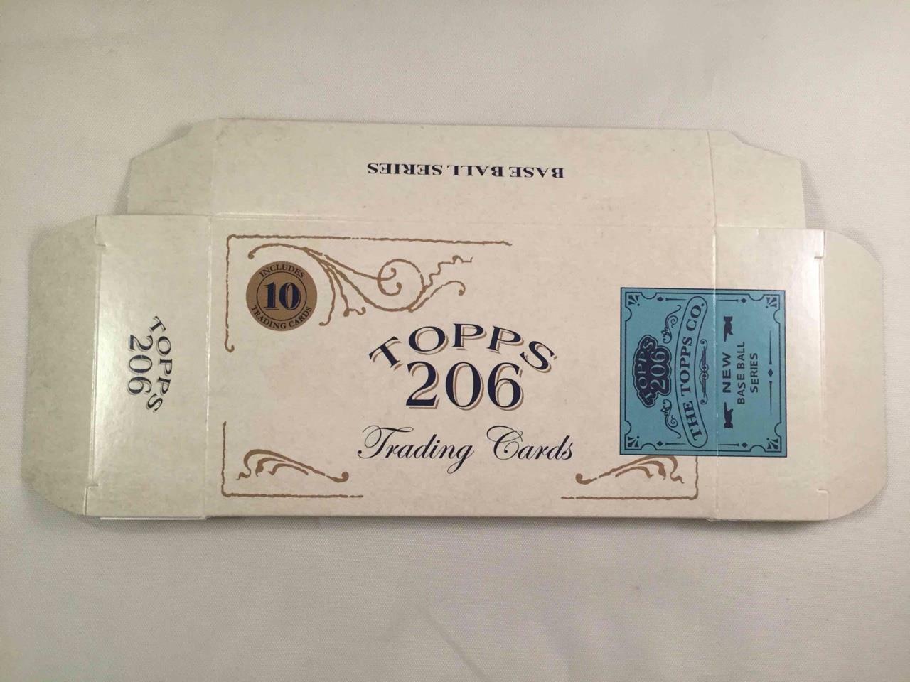 2020 Topps 206 - One EMPTY Box - Folded Flat - Shipped in Plain White ...