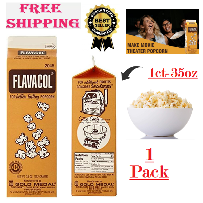 Flavacol Popcorn Salt Flavacol Smørsmak Popcornsalt | Partyking