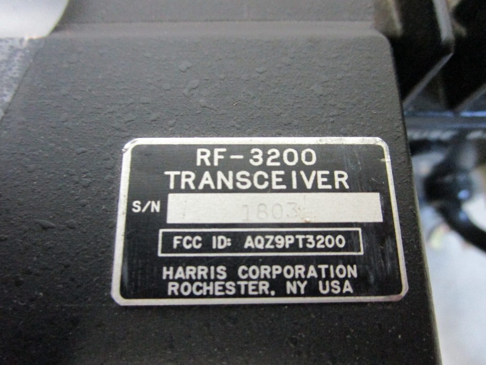 Harris RF-3200E HF-SSB Transceiver Sold Untested For Parts | eBay