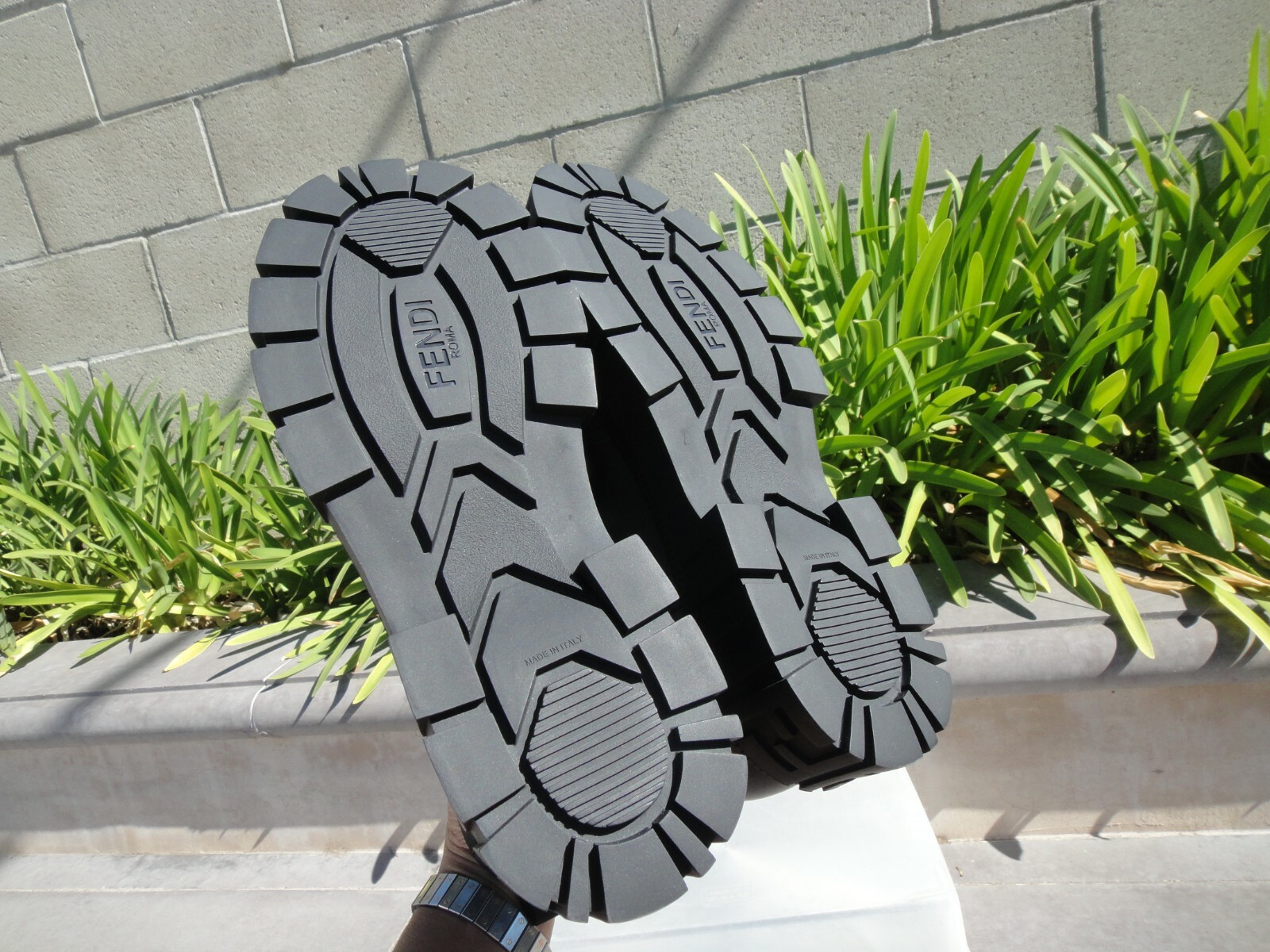 Fendi FORCE LUGGED CHELSEA Boots, Black Leather, Slip-on, Wmn Pick EU37 ...