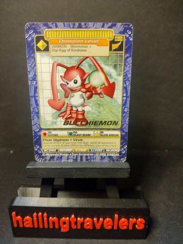 GOLD TEXT Bucchiemon BO-151 Digi-Battle Series 3 Digimon Card Rare 2000 ...