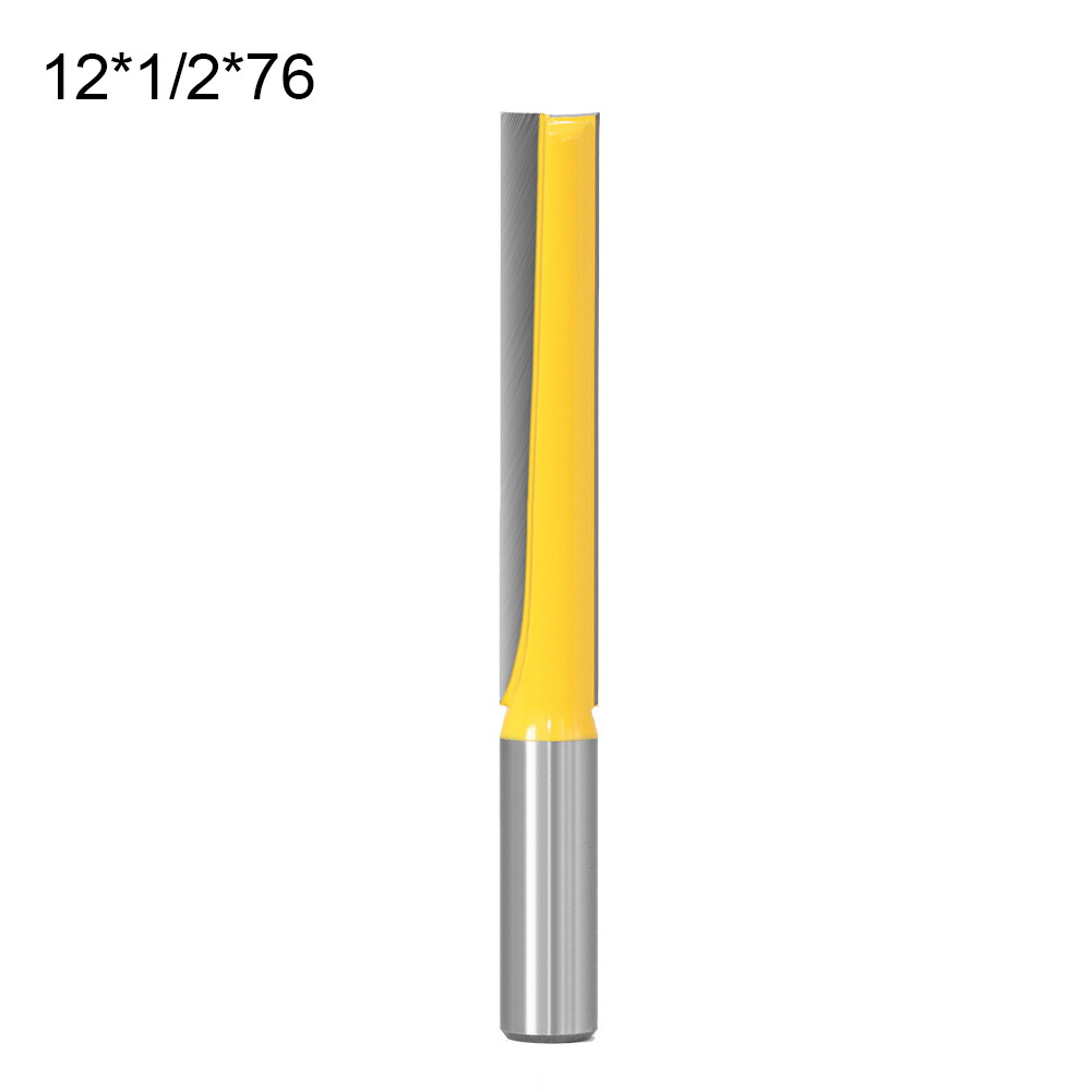 1/2 Inch 12mm Shank Straight Router Bit Woodworking Cutter Wood Cutting ...