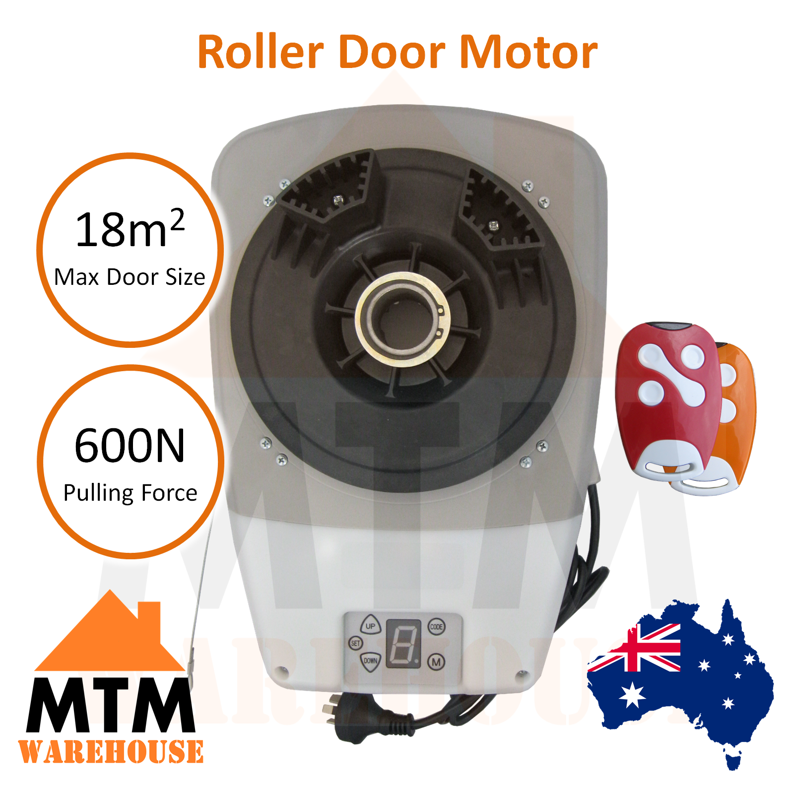 Roller Garage Door Motor Opener Automatic with 2 x Remotes 600N | eBay