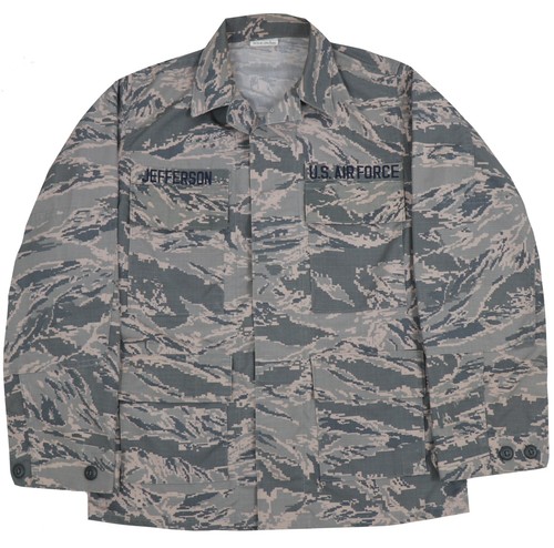 32S - US Air Force Men's Utility Coat USAF ABU Tiger Stripe Field ...