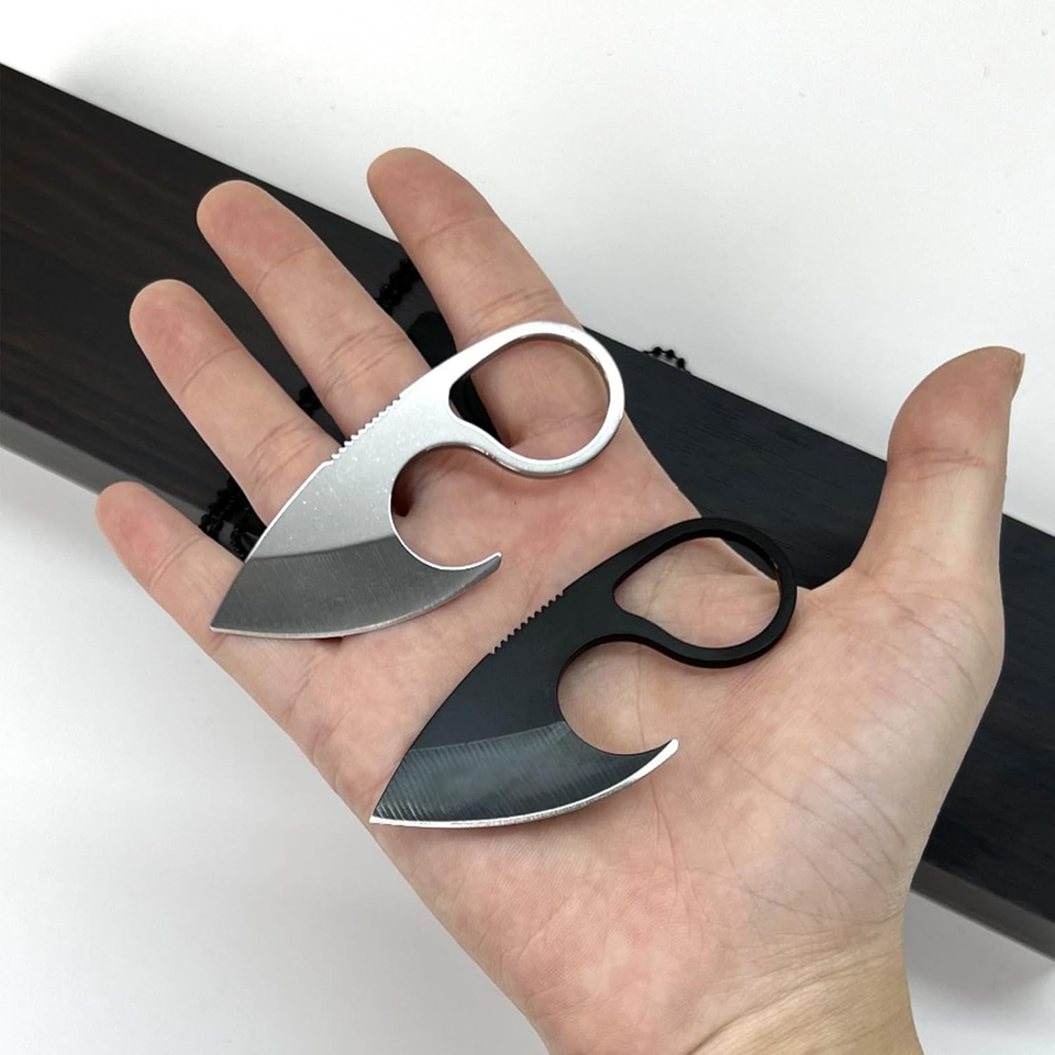 Neck Knife, Mini Full Tang Tactical Fixed Blade Knife, Small EDC Kinfe ...